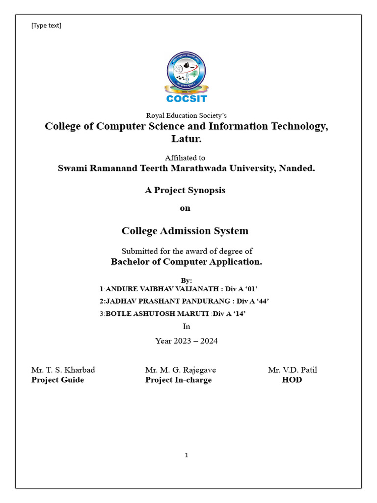 project_synopsis_2021_22_PG[1] | PDF | Php | Databases