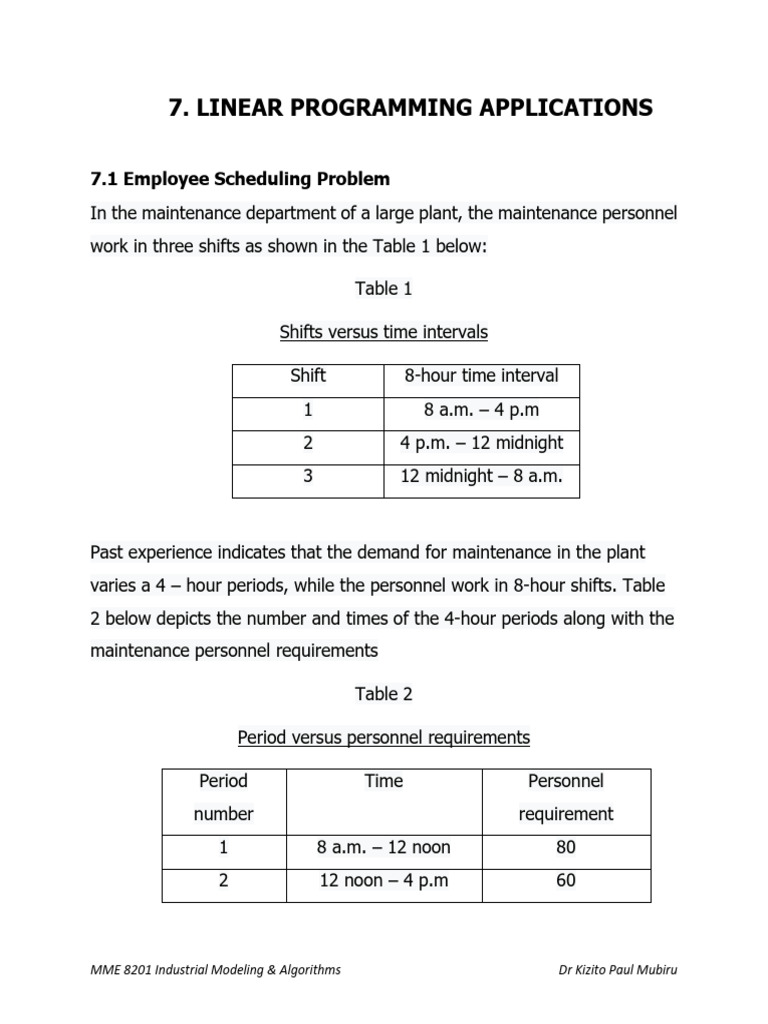 Mme8201 - 7-Linear Programming Applications | PDF | Mortgages | Loans Mme8201 - 7-Linear Programming Applications | PDF | Mortgages | Loans
