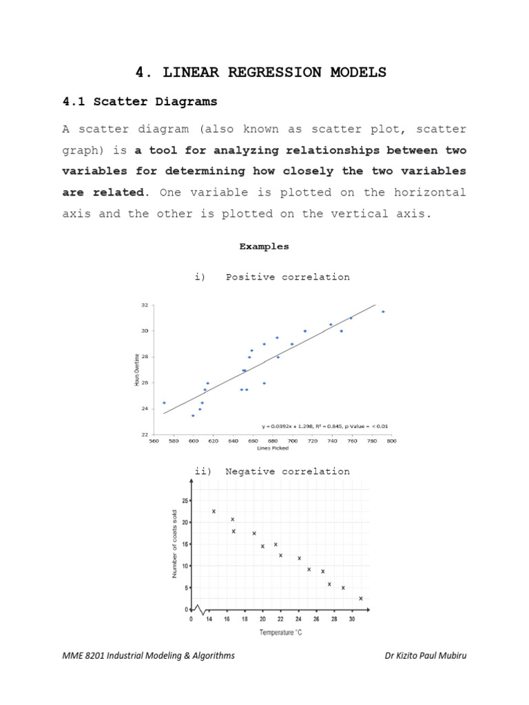 Mme 8201-4-Linear Regression Models | PDF | Coefficient Of Determination | Linear Regression