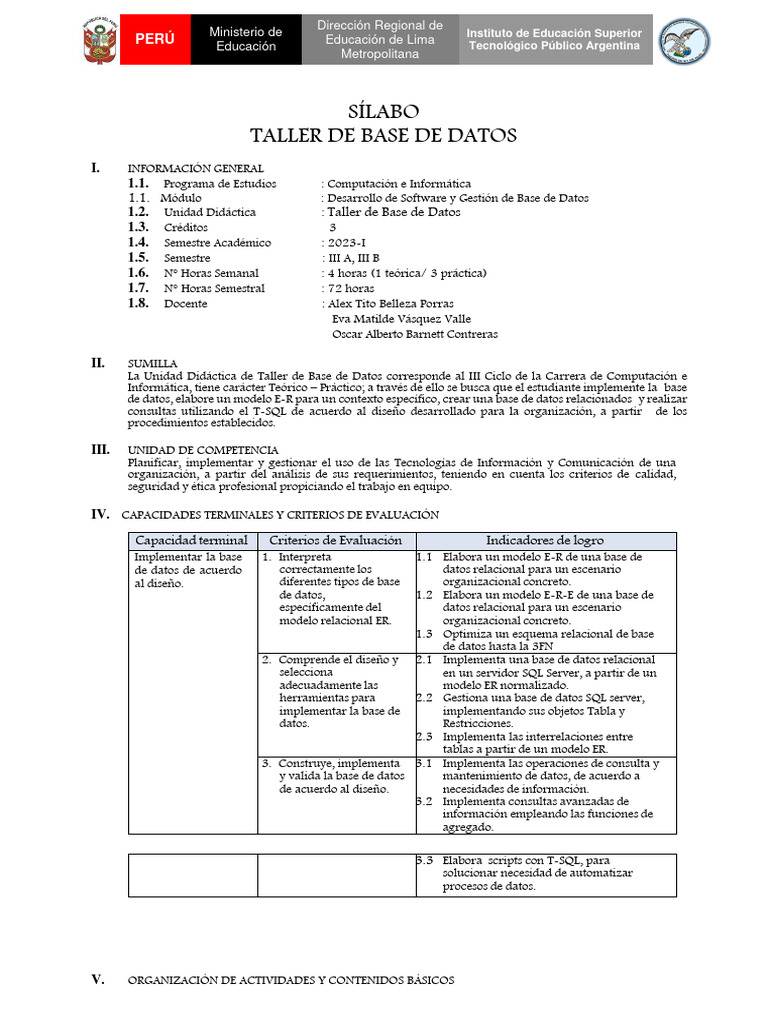 Silavus | PDF | Base de datos relacional | Bases de datos
