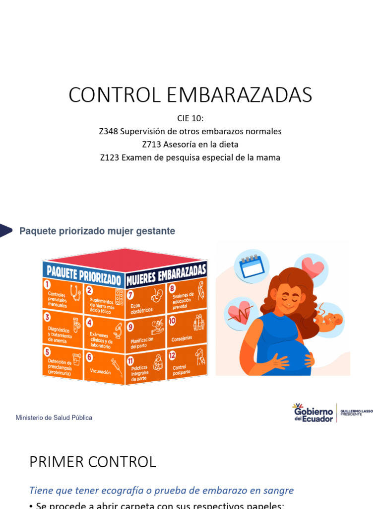 Control Prenatal | Descargar gratis PDF | El embarazo | Parto