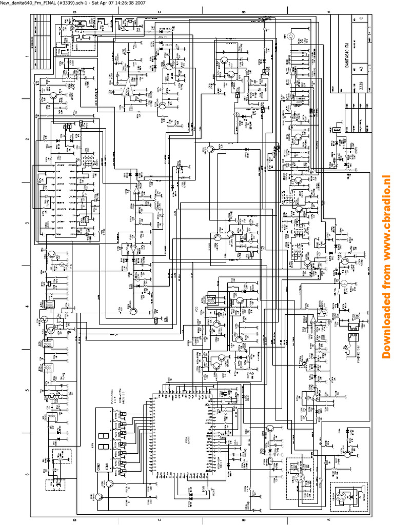 Danita 640 FM/AM Final Schematics | PDF