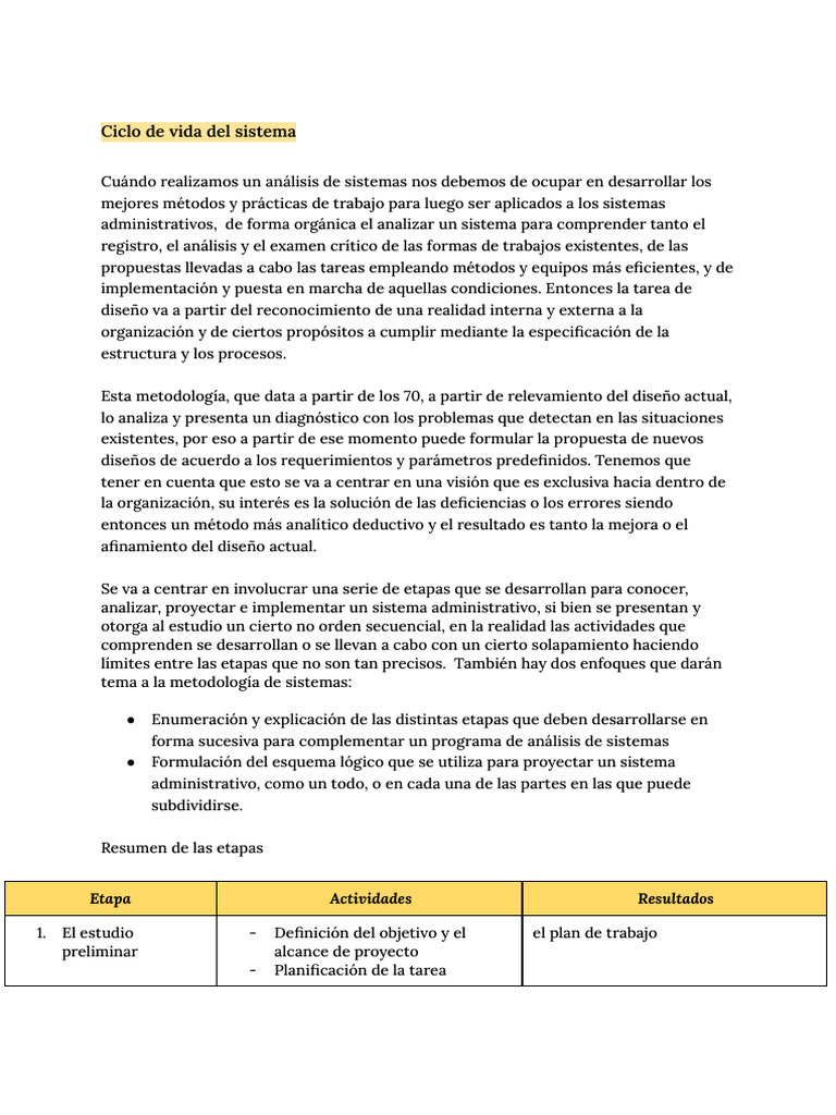 Ciclo de vida del sistema | PDF | Archivo de computadora | Diseño