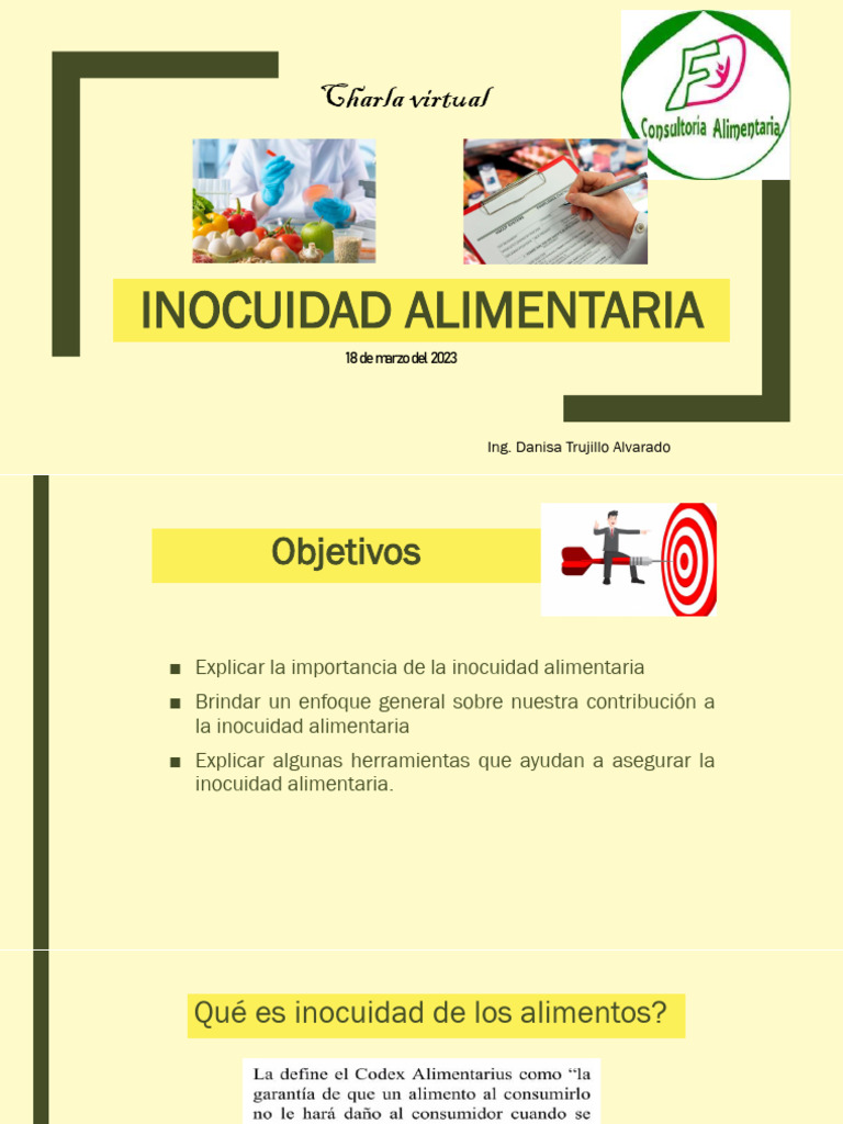 Inocuidad Alimentaria | PDF | Seguridad alimenticia | Alimentos