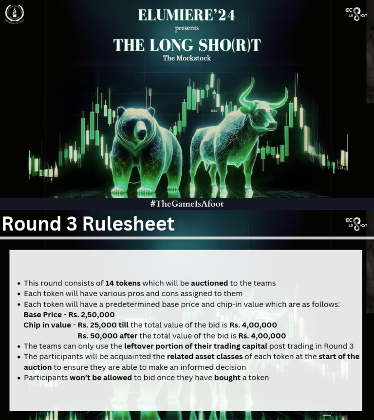 Rule Sheet Round 3 | PDF | Games & Activities | History