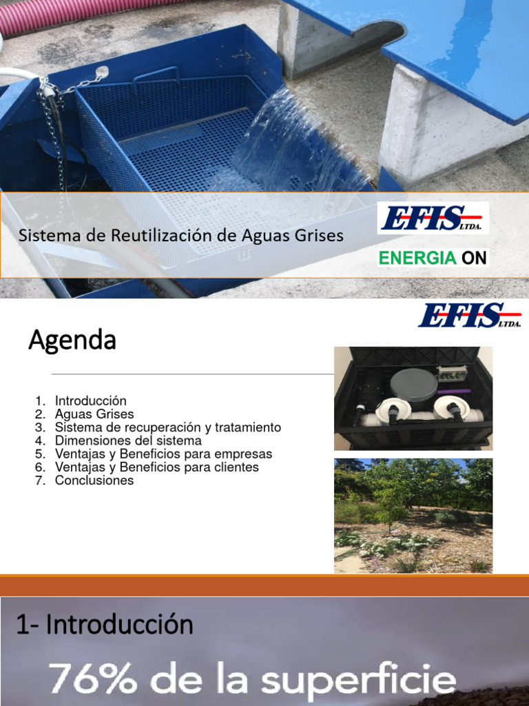 Sistema de Aguas Grises - EFIS | PDF | Riego | Hidrología