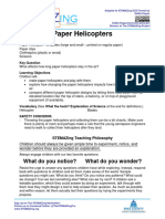 STEM Parachute Drop Downloadable Activity | PDF | Parachute | Weight