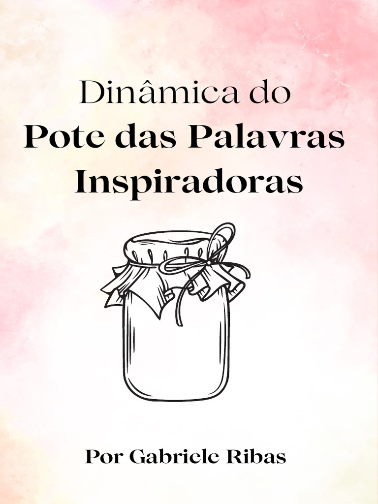 Dinamica Do Pote Das Palavras | Download grátis PDF | Poesia | Arteterapia