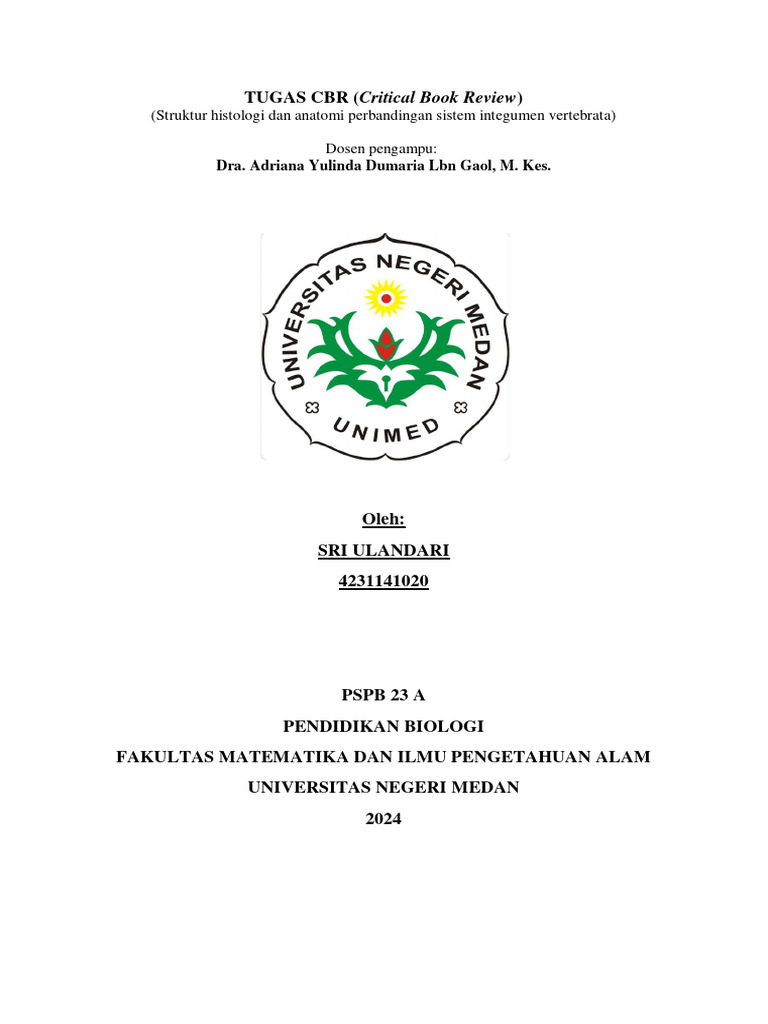 Struktur Histologi Integumen Vertebrata | PDF