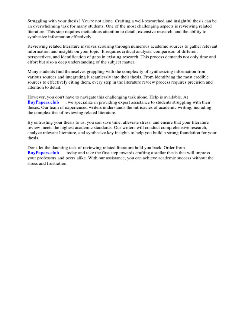 Research Paper Review Related Literature | Download Free PDF ... Research Paper Review Related Literature | Download Free PDF ...