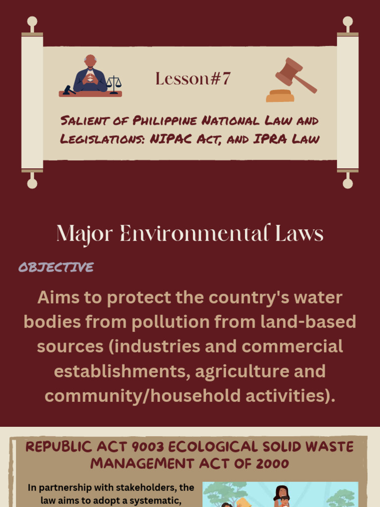 Nipas Act and IPRA Law Compressed 1 | PDF | Protected Area ...