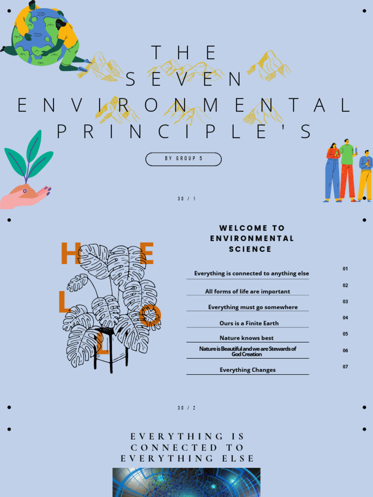Seven Principles of Environmental Science | PDF | Ecosystem | Soil