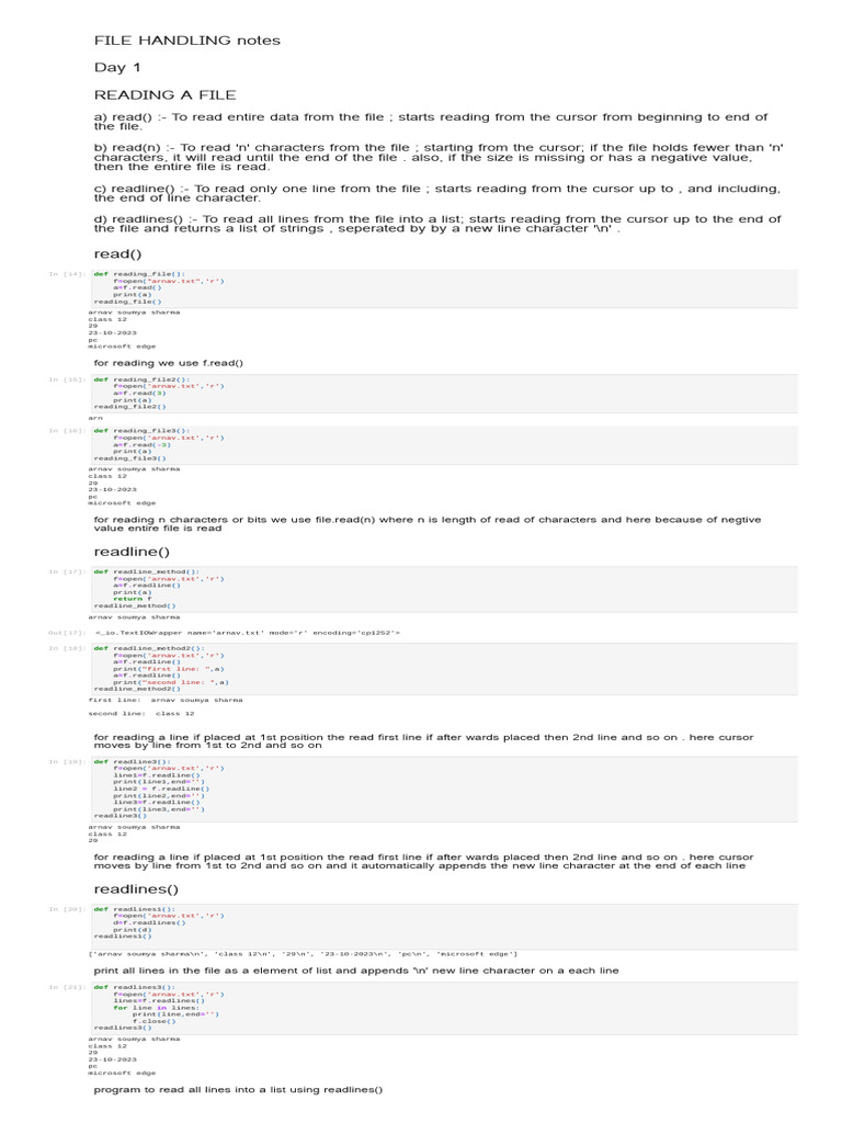 READING | PDF | Text File | Computing