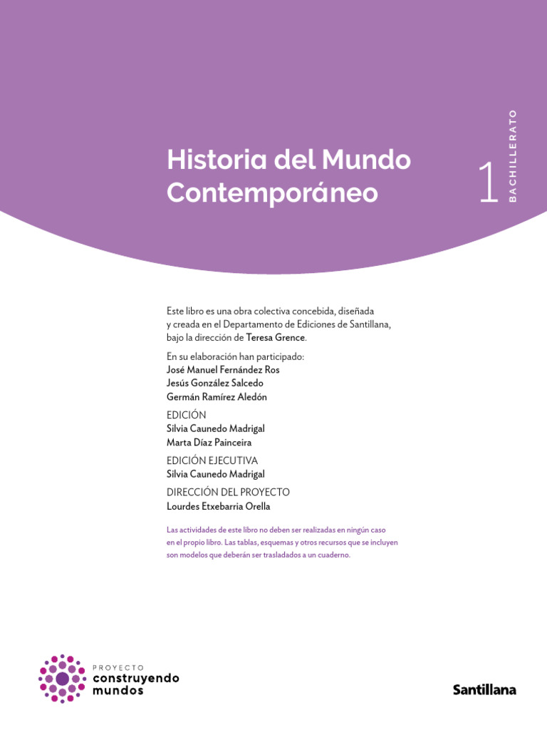 Historia Del Mundo Contemporaneo 1o Bach | PDF | Primera Guerra Mundial | Unión Soviética
