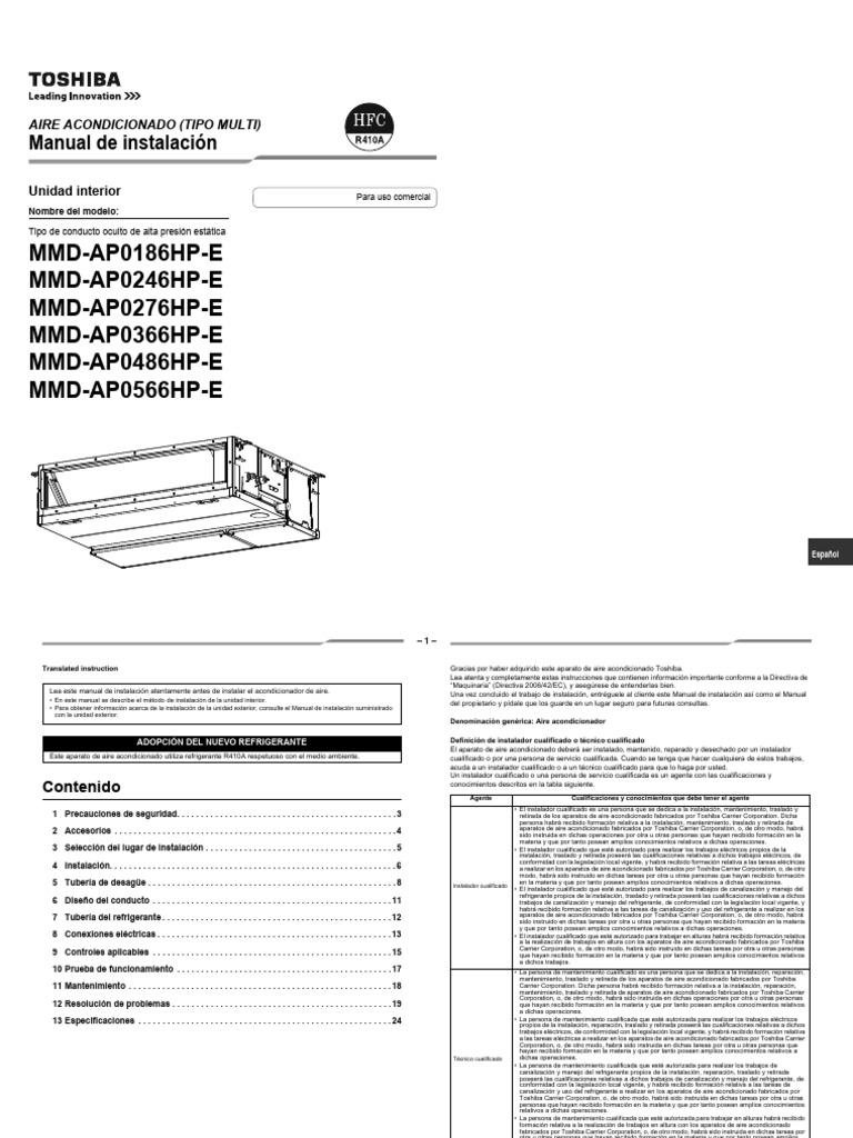 Im 1117065599 Mmd-Ap0 6hp-E Es | PDF | Aislador (Electricidad ...