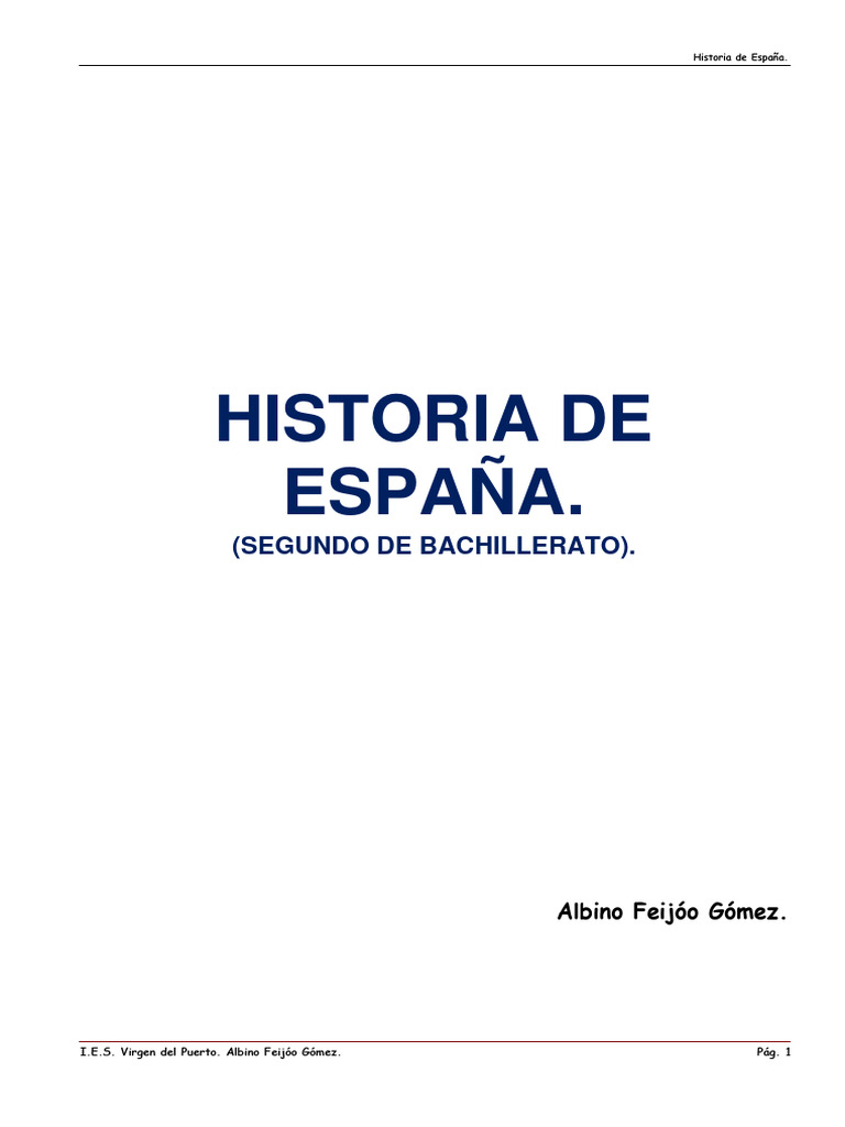 Historia De Espana Pdf Homo Evolución Humana