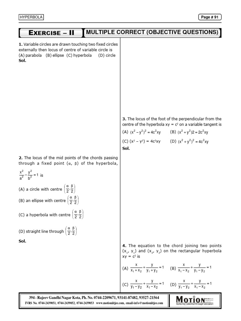 Exercise 2 | PDF | Elementary Mathematics | Analytic Geometry