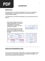 Cours Sur Les Bascules PDF | PDF | Circuit électronique | Ingénierie informatique