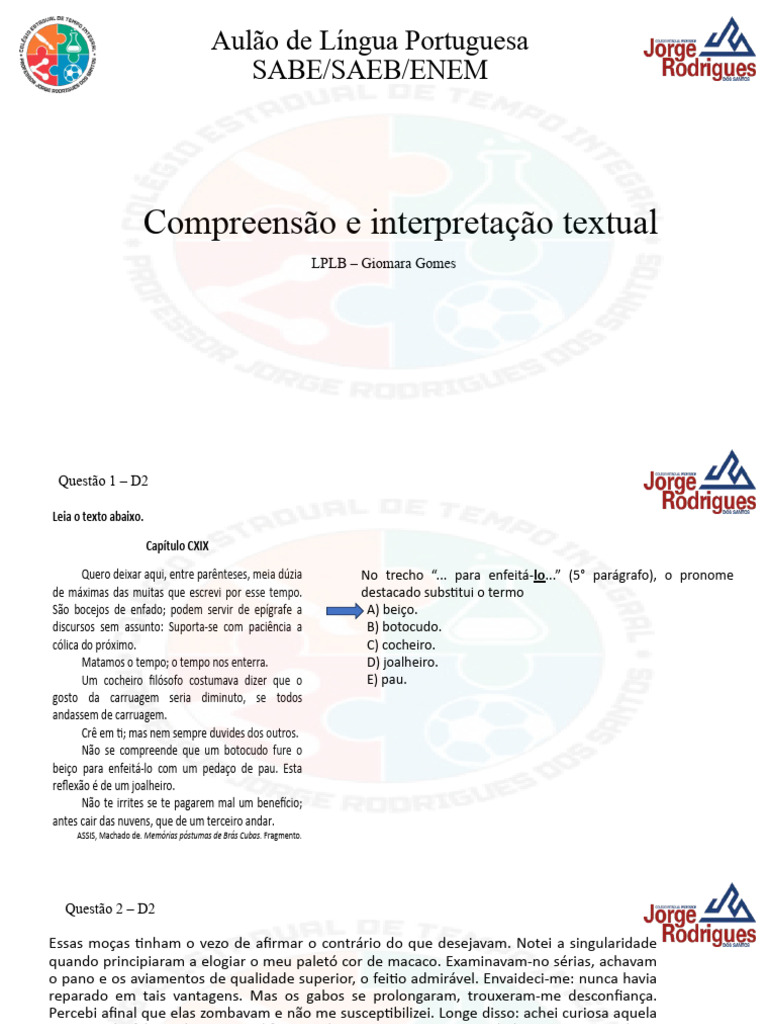 Aulão Matutino | PDF