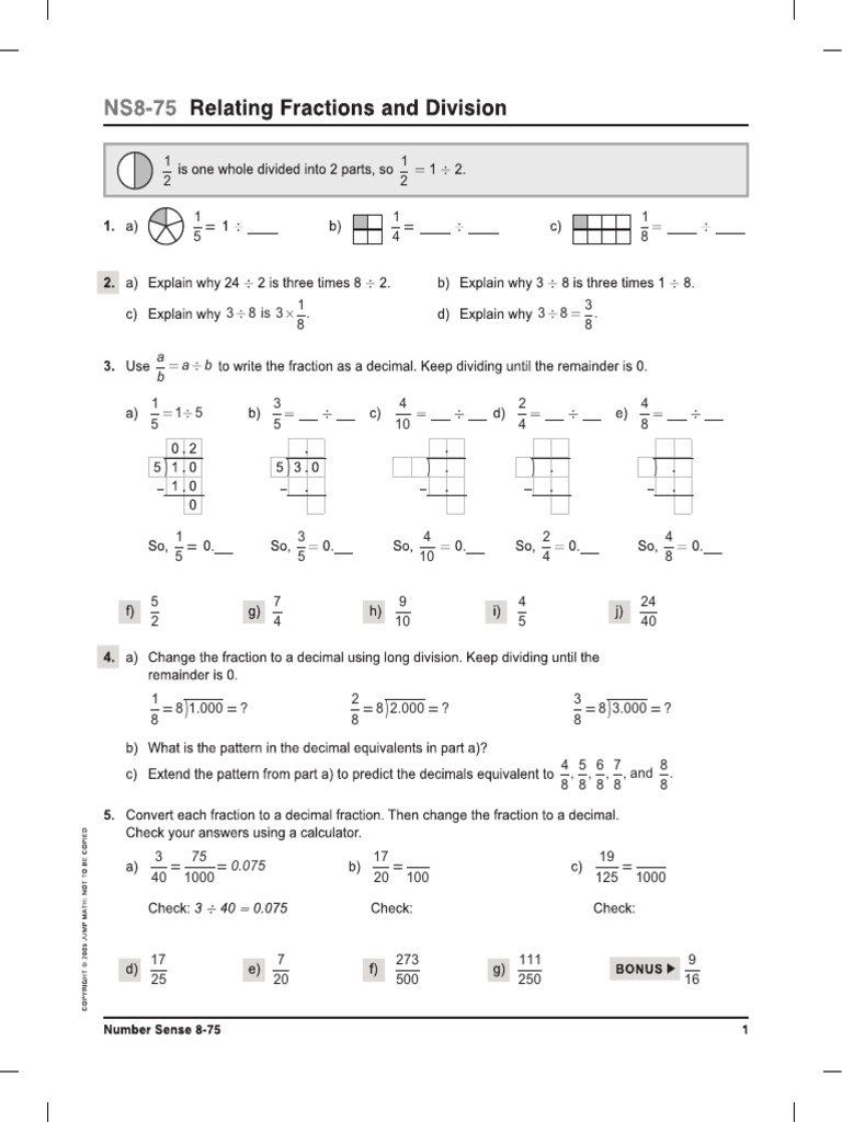 JUMP Math AP Book 8.2 Essential Lessons-On | PDF | Percentage | Ratio
