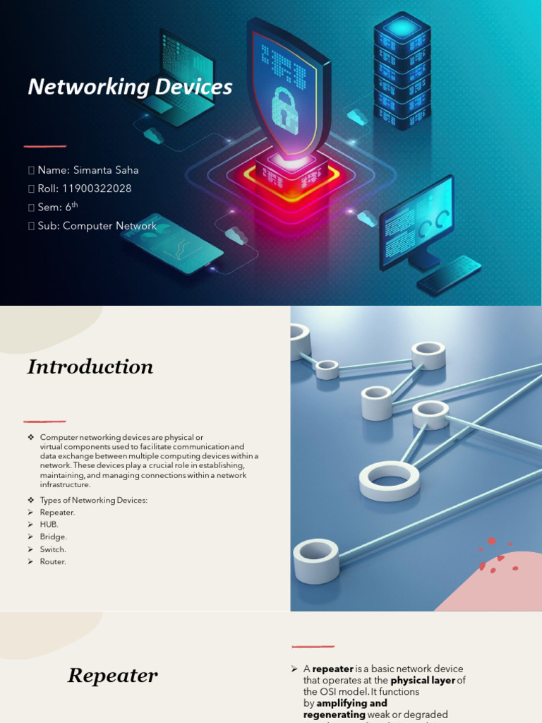 Types of Networking Devices Explained | PDF | Technology & Engineering