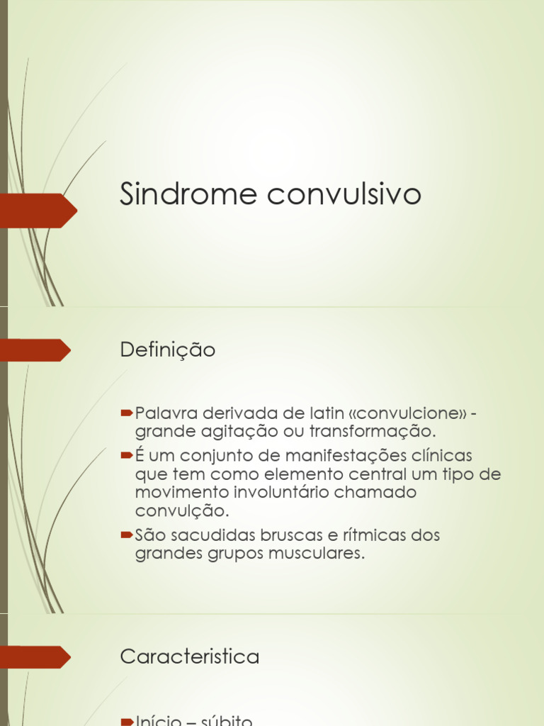 Aula 11. Sindrome Convulsivo | PDF | Epilepsia | Córtex cerebral