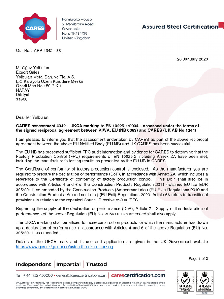 UKCA | Download Free PDF | European Union | Regulation