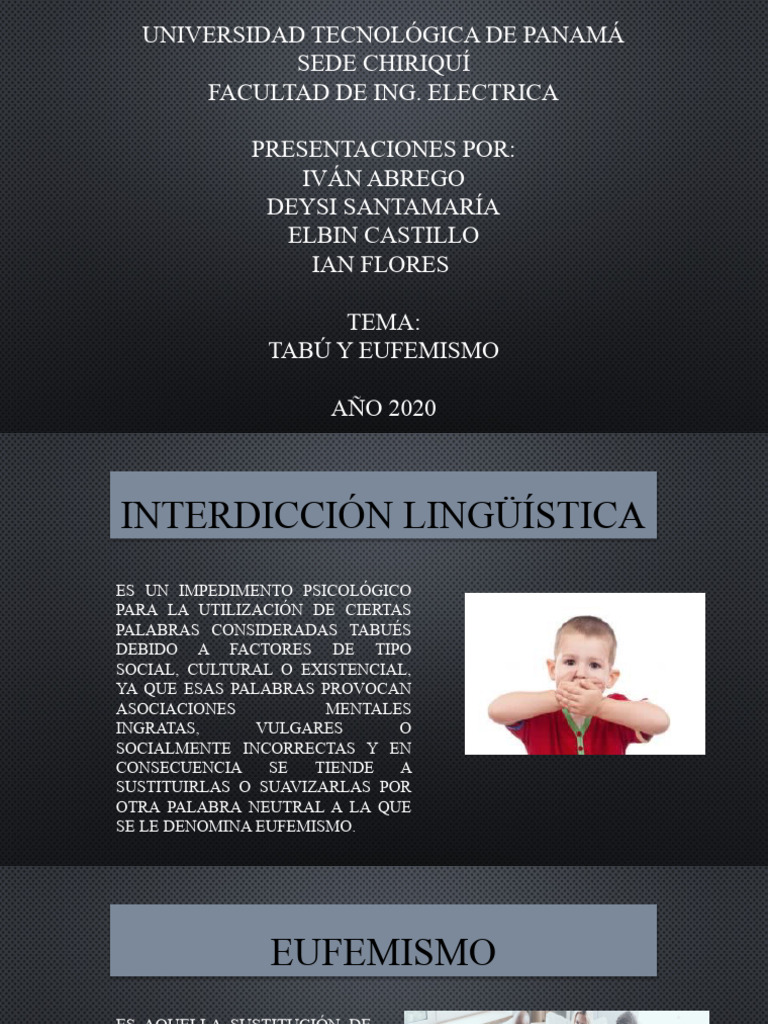 Tabu y Eufemismo | PDF