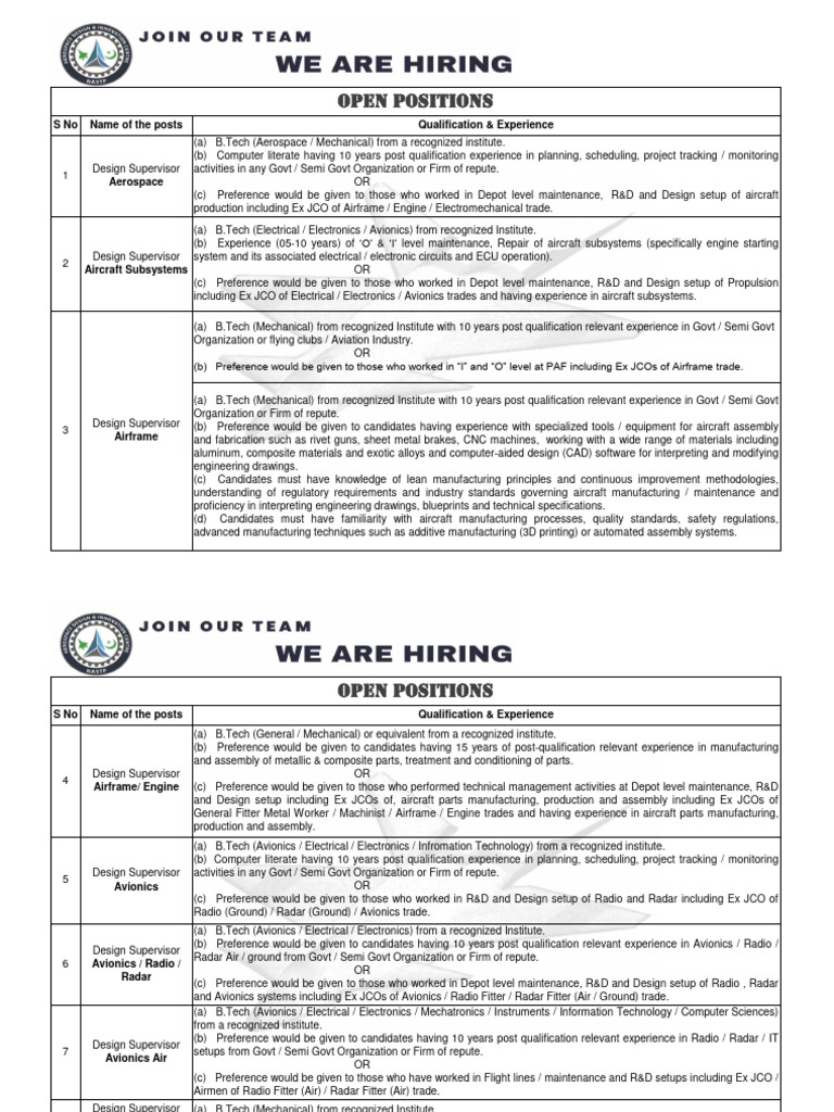 Job Ad For ADIC Staff | PDF | Computers | Technology & Engineering