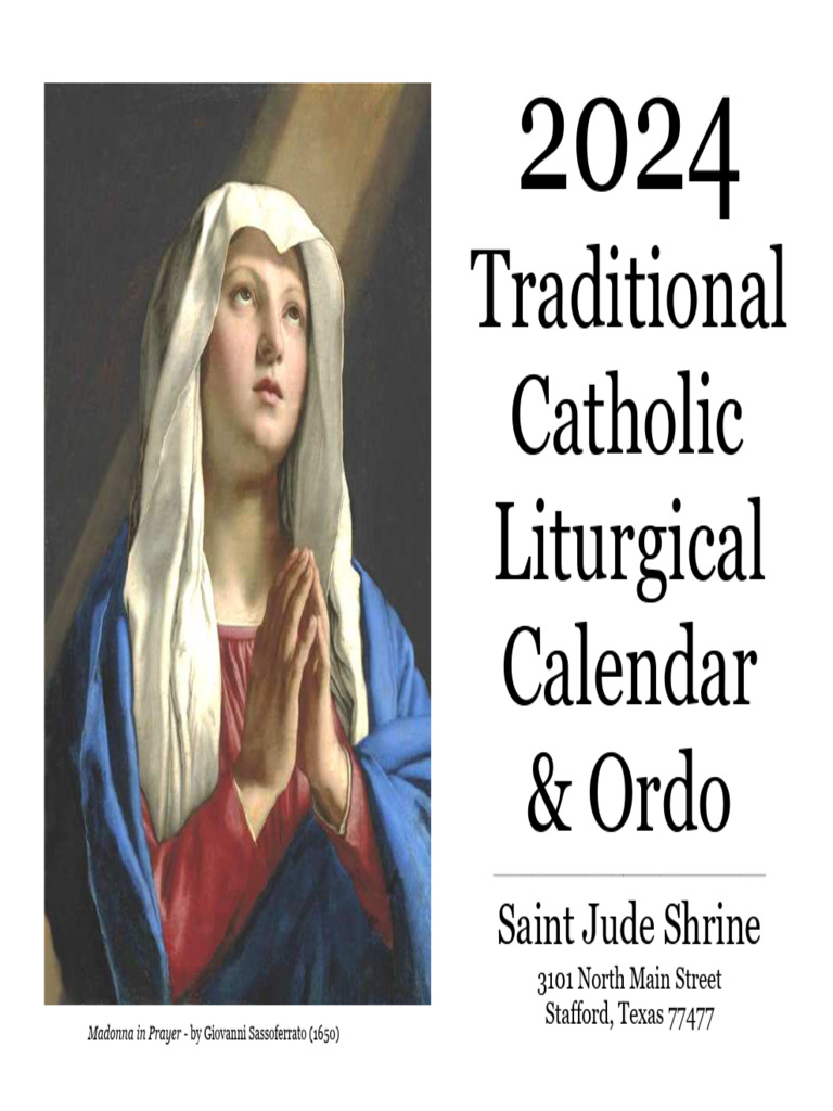2024 Liturgical Calendar | PDF | Lent | Easter