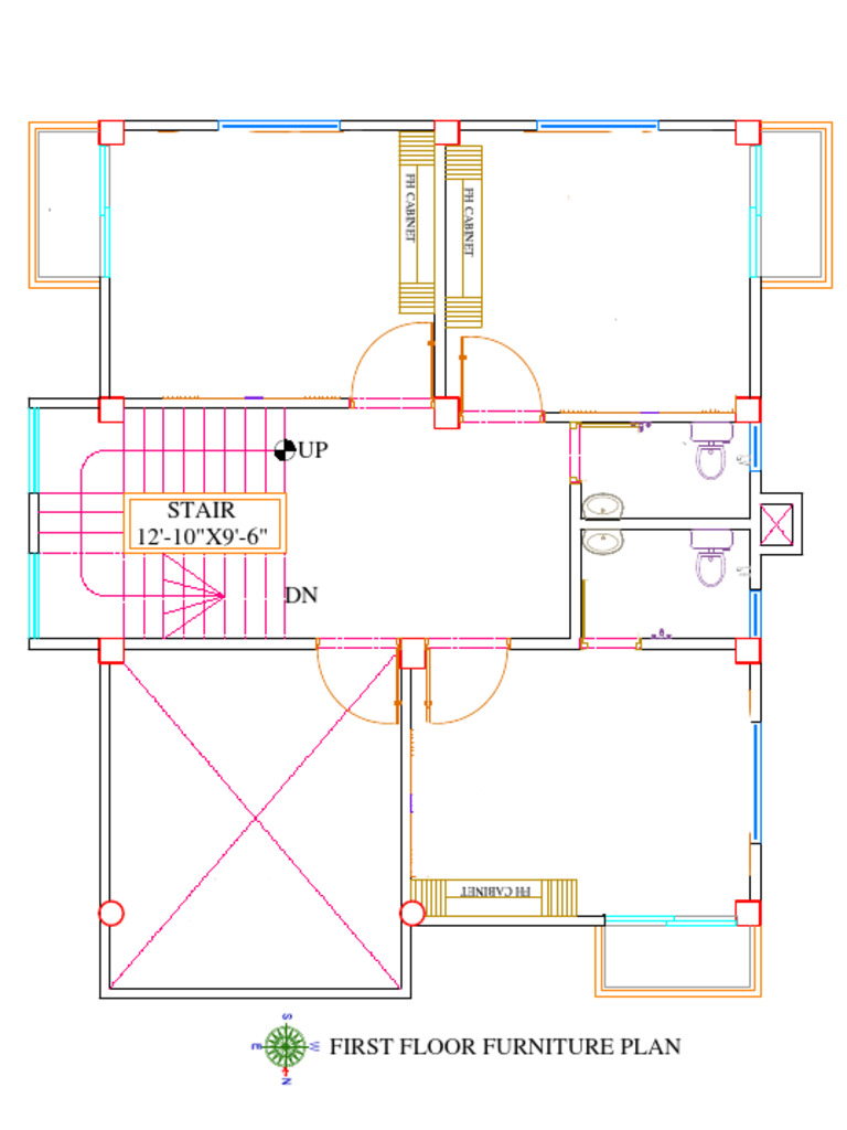 First Floor Furniture Layout Plan | PDF