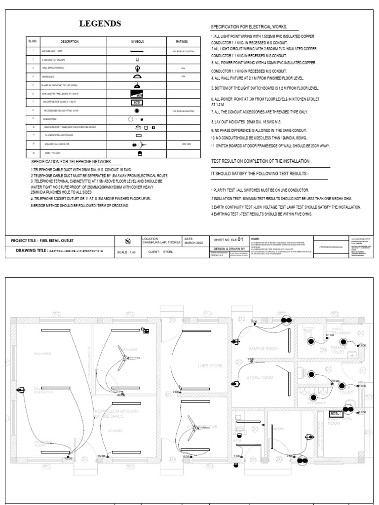 Electrical Symbol | PDF | Electrical Wiring | Electrical Connector