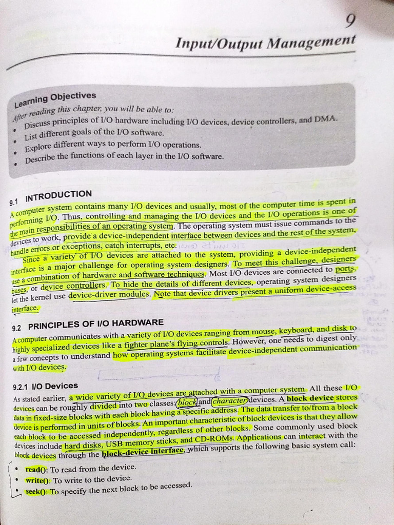 IO Management Part-1 | PDF