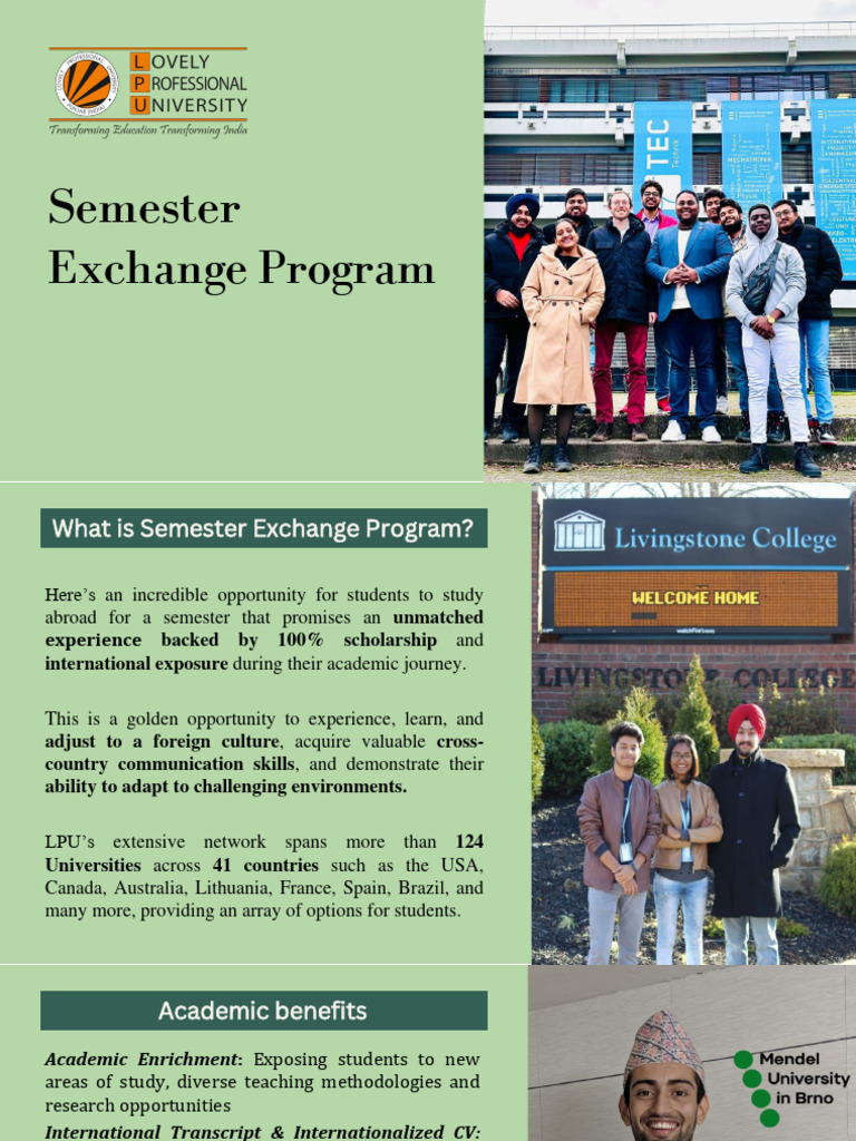 DAA Student Semester Exchange Program Induction | PDF | University