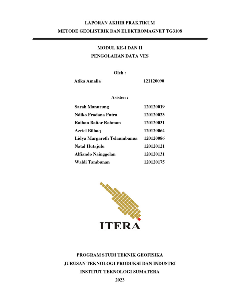 Laporan Praktikum Geolistrik | PDF