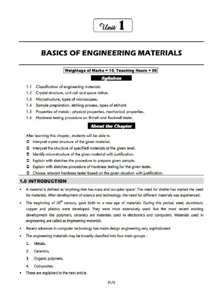 Chapter 1 IMP Notes | PDF