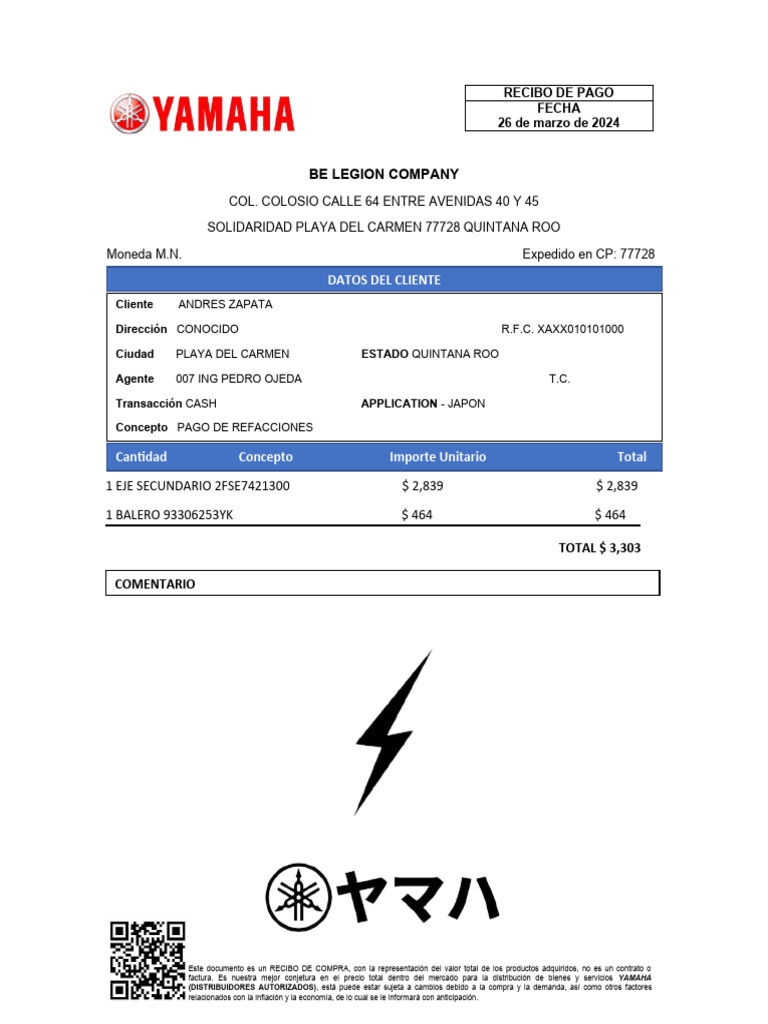 Be Legion Motors - Back Order | PDF