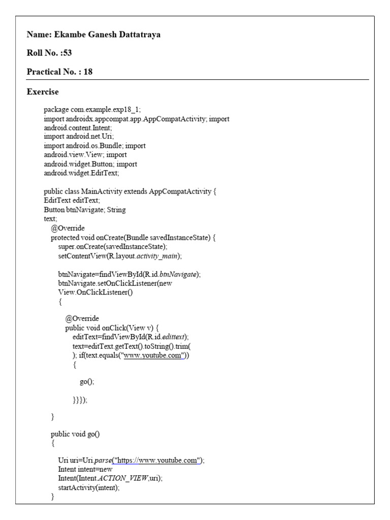 mad18 | PDF | Android (Operating System) | Computing
