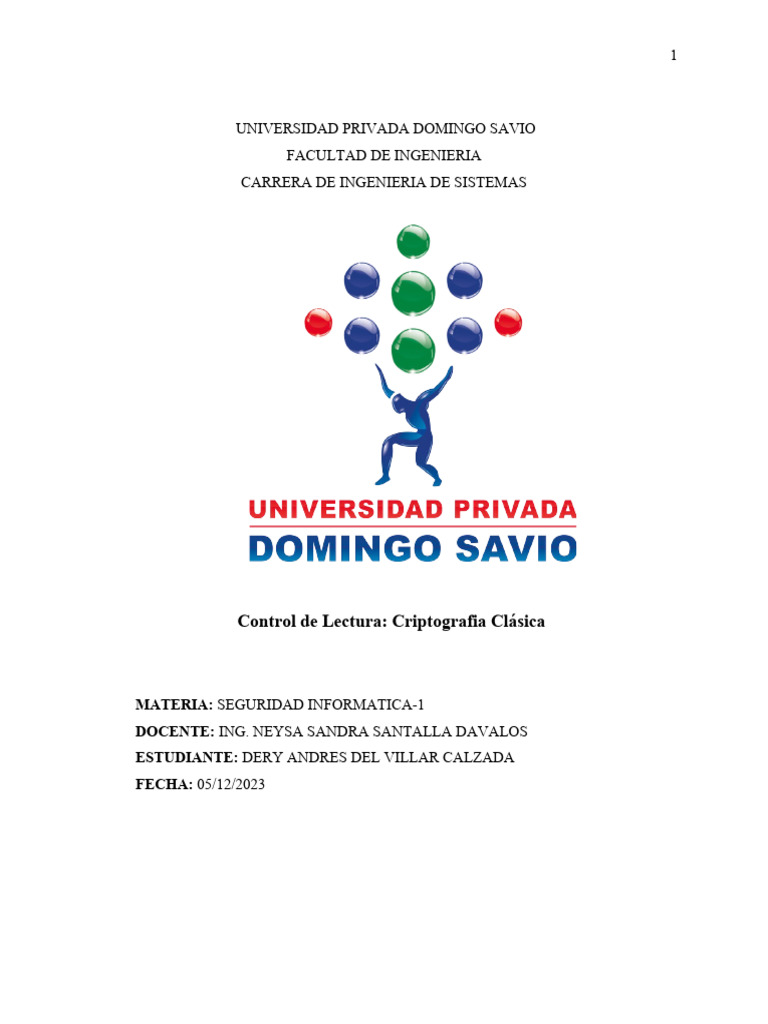 criptografia clasica | PDF | Criptografía | Clave (criptografía)