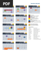 Calendario Escolar UDEM 2025 | PDF