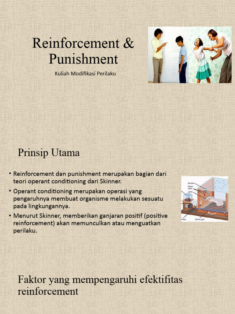 MATERI Reinforcement Punishment | PDF