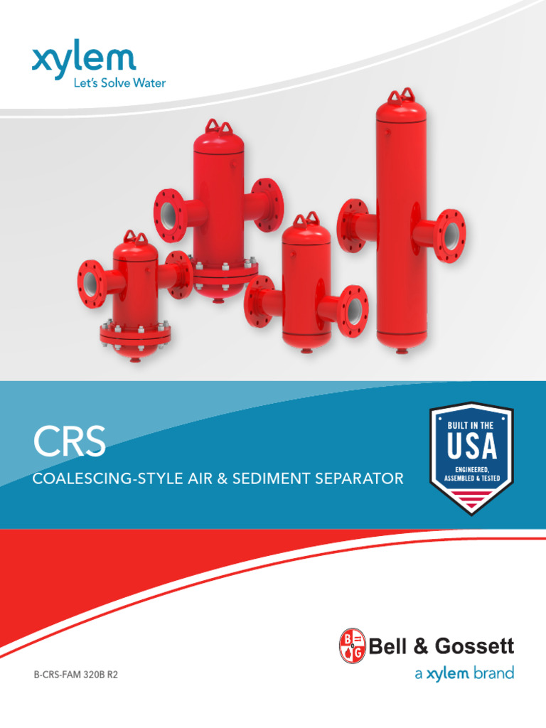 Xylem 2 AIR & DIRT SEPARATOR | PDF | Chromium | Gas Technologies