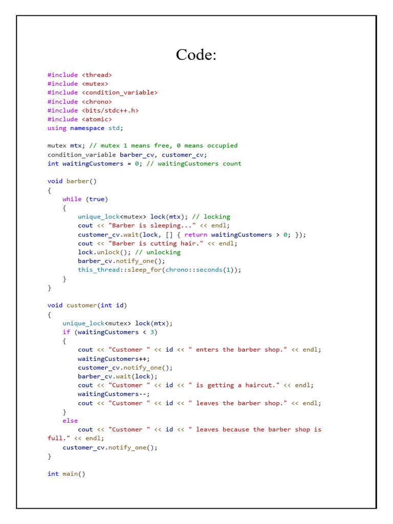 Sleeping | PDF | Concurrent Computing | Operating System Technology