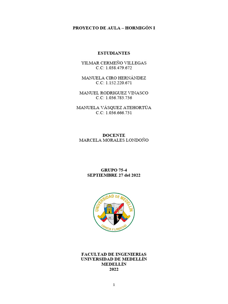 PROYECTO 1 | PDF | Doblar | Viga (Estructura)