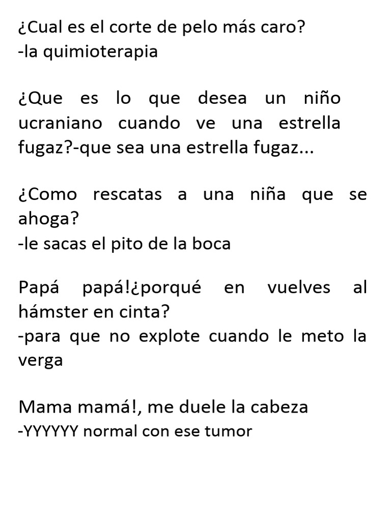 Chistes Humor Negro - 230304 - 214214 | PDF