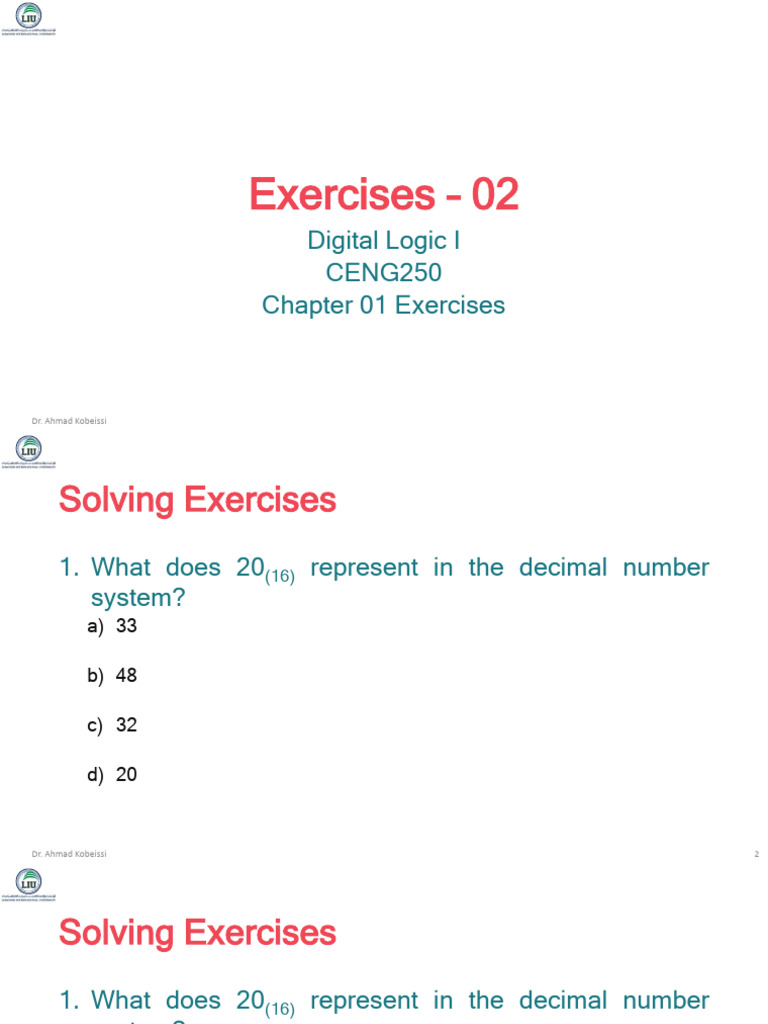 CENG250 02 B Exercises | PDF