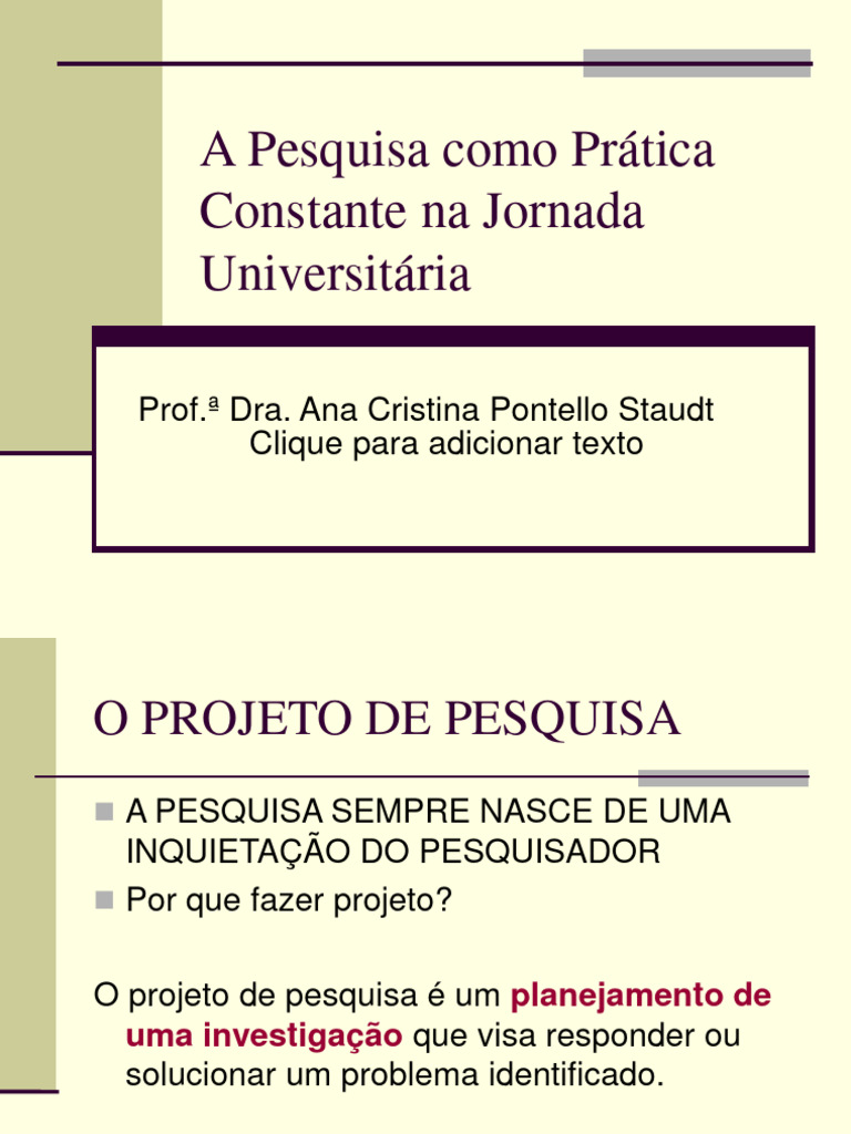 Como Montar Um Projeto de Pesquisa | PDF | Teoria | Science