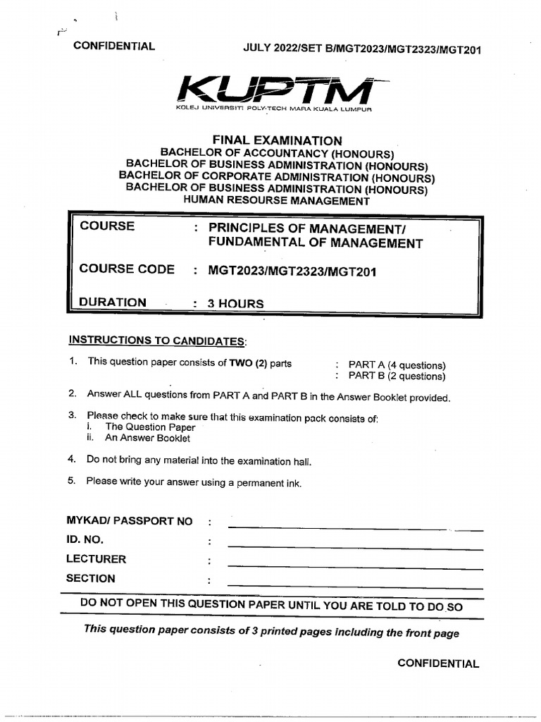 MGT2023orMGT2323orMGT201 0722 SETB | PDF