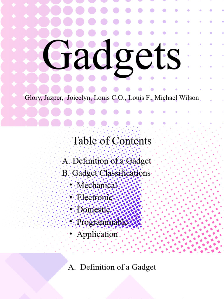 Gadgets | PDF | Vacuum Cleaner | Microsoft Windows