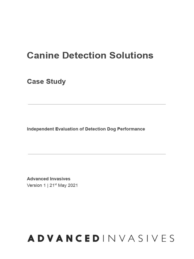 Detection Dogs vs. Invasive Knotweed | PDF | Invasive Species | Botany